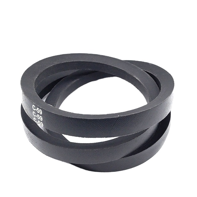 Characteristics of triangular V-belts made of different materials ...